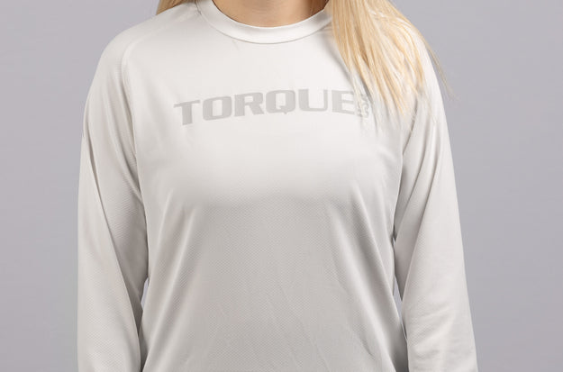 Torque x Royalty - Performance Long Sleeve - White - Torque Fitness
