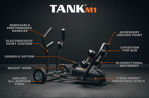 TANK® M1 Push Sled | All-Surface Resistance Sled for Home Training ...