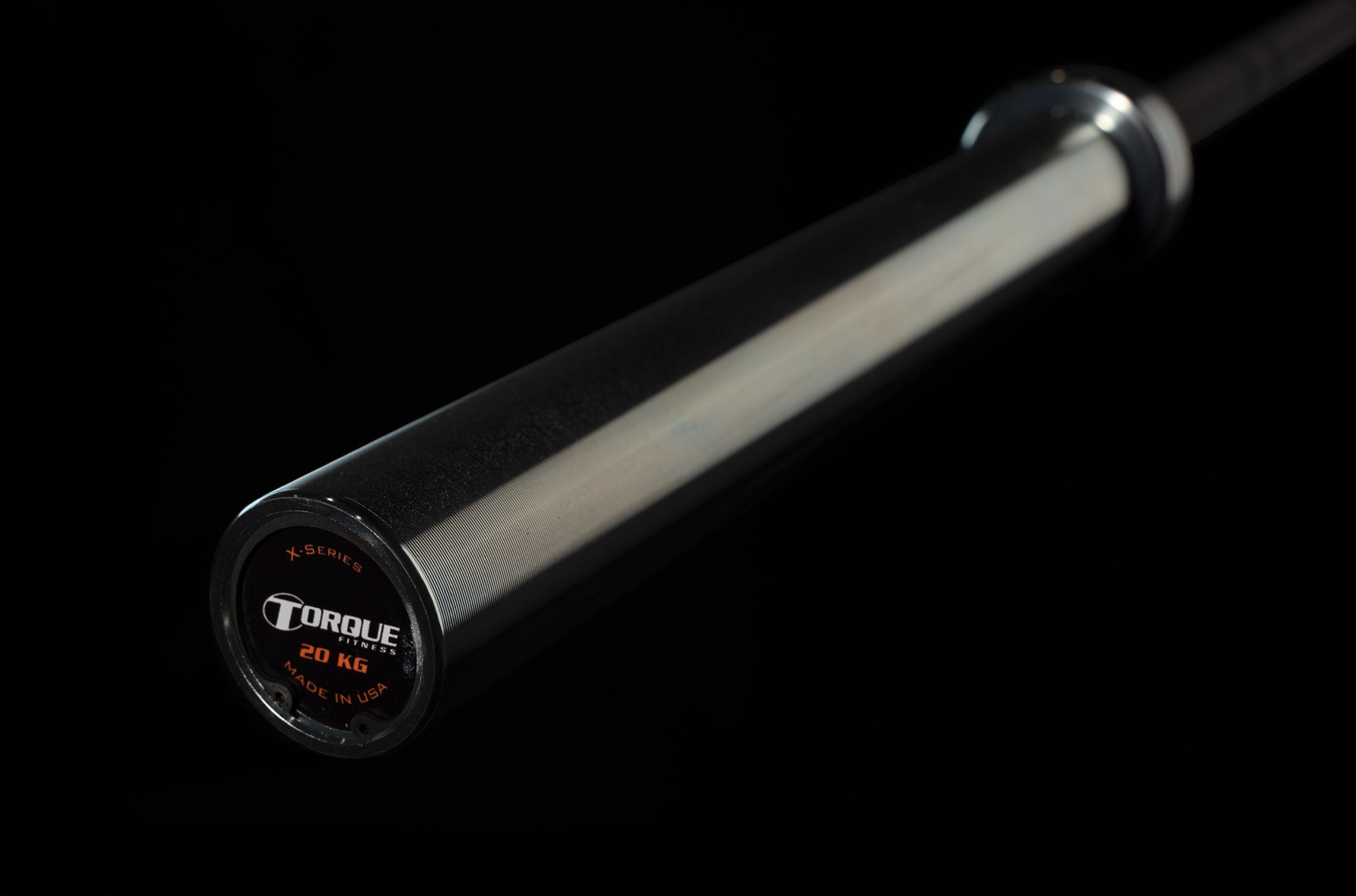 7' USA Black Zinc Olympic Barbell - Torque Fitness