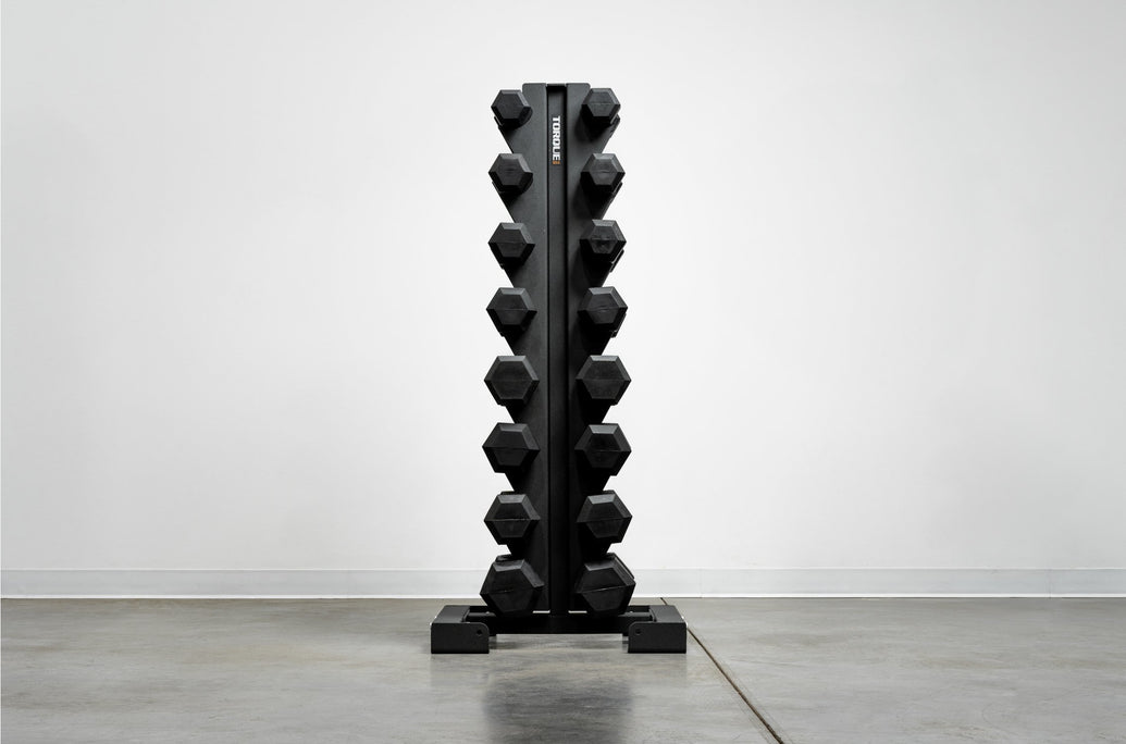 8 Pair Vertical Dumbbell Rack - Torque Fitness