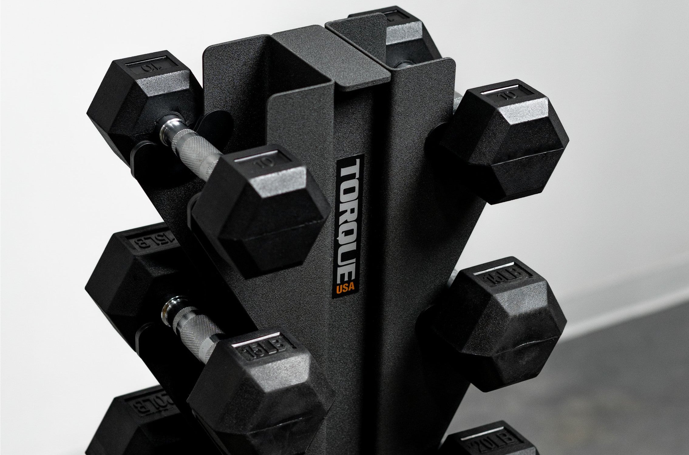 8 Pair Vertical Dumbbell Rack - Torque Fitness