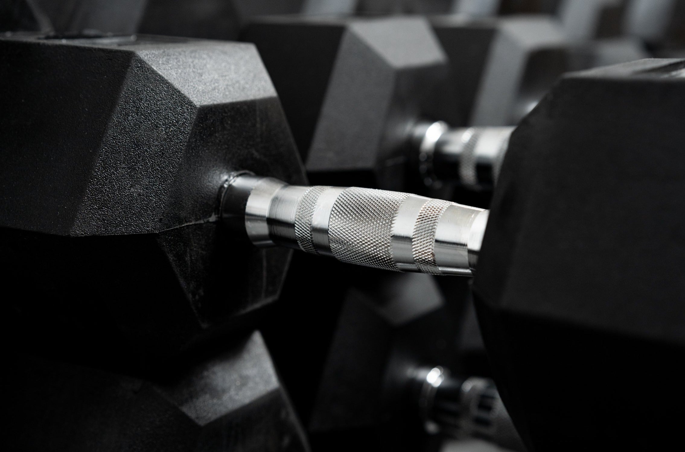 Rubber Hex Dumbbell Sets - Torque Fitness