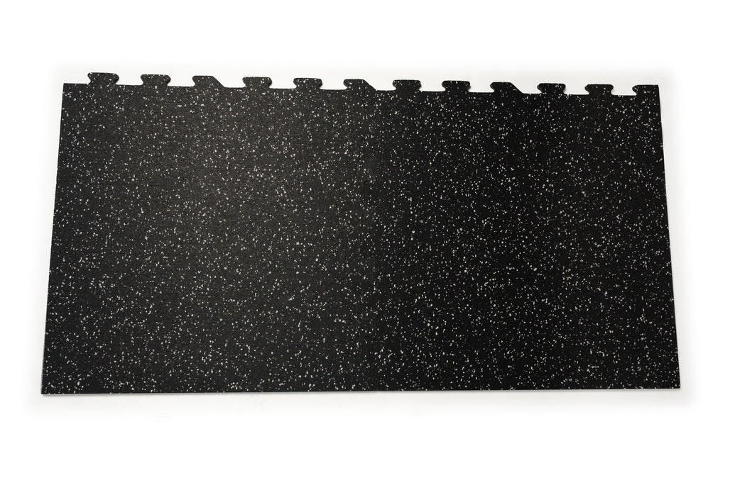 Ecore Athletic 23"x 23" 10% Gray Fleck Interlocking Rubber Tiles ...