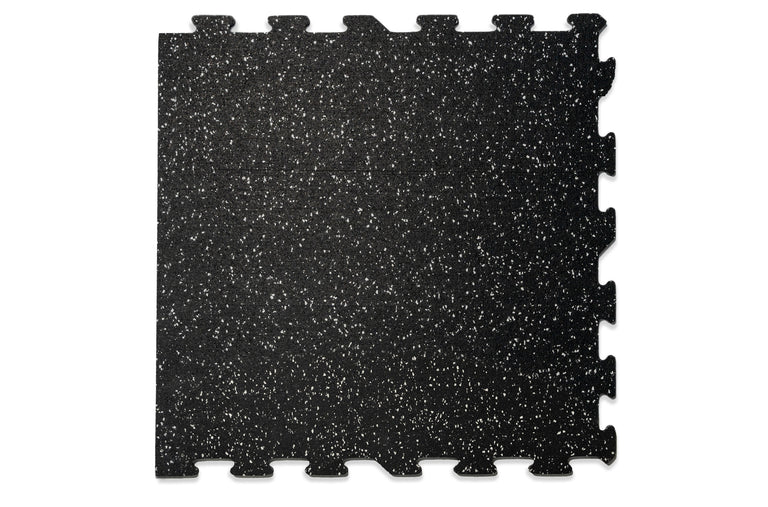 Ecore Athletic 23"x 23" 10% Gray Fleck Interlocking Rubber Tiles ...