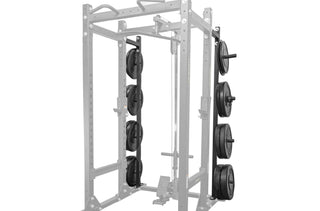 High Squat Rack - Vertical Weight Storage Pair - Torque Fitness